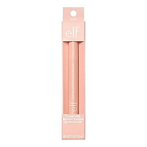 e.l.f. Flawless Brightening Concealer, Illuminating & Highlighting Face Makeup, Conceals Dark Under Eye Circles, Light 23 C, 0.07 Fl Oz