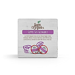 Super Organics Daily Defense Tea (Organic) with Superfoods and Probiotics (Keurig K-Cup Compatible) 10ct Single Serve Cups
