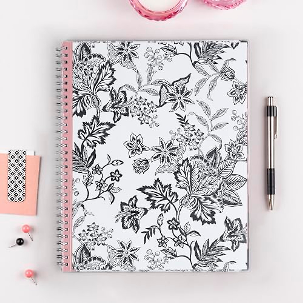 Blue Sky 2024 Weekly and Monthly Planner, January - December, 8.5" x 11", Clear Pocket Cover, Wirebound, Analeis (100001-24)
