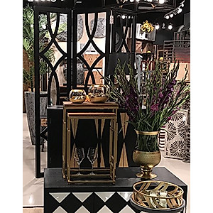 Screen Gems Savoy Screen SG-281-84" x 84" Room Divider, Black