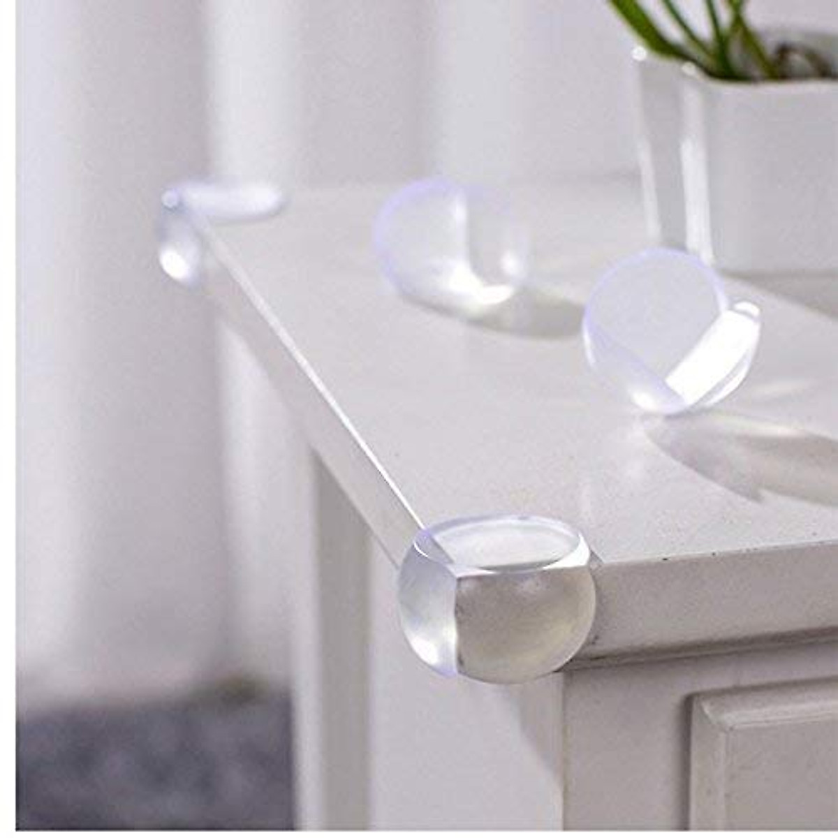 Generic 10PCS Baby Safety Corner Guards, Kids Protection from Sharp Edge, Soft Silicon Corner Protectors, Furniture, Glass Table, Desk Edge Corner Cover (10pack)