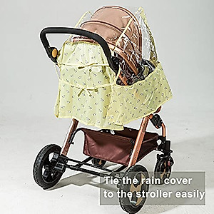 Stroller rain Cover Universal, Stroller Cover for Protection, Stroller Weather Shield;