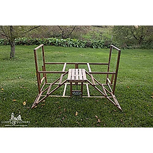 Coops & Feathers Chicken Activity Center-Play, Swing, & Roost-Includes Treat Basket (Large)