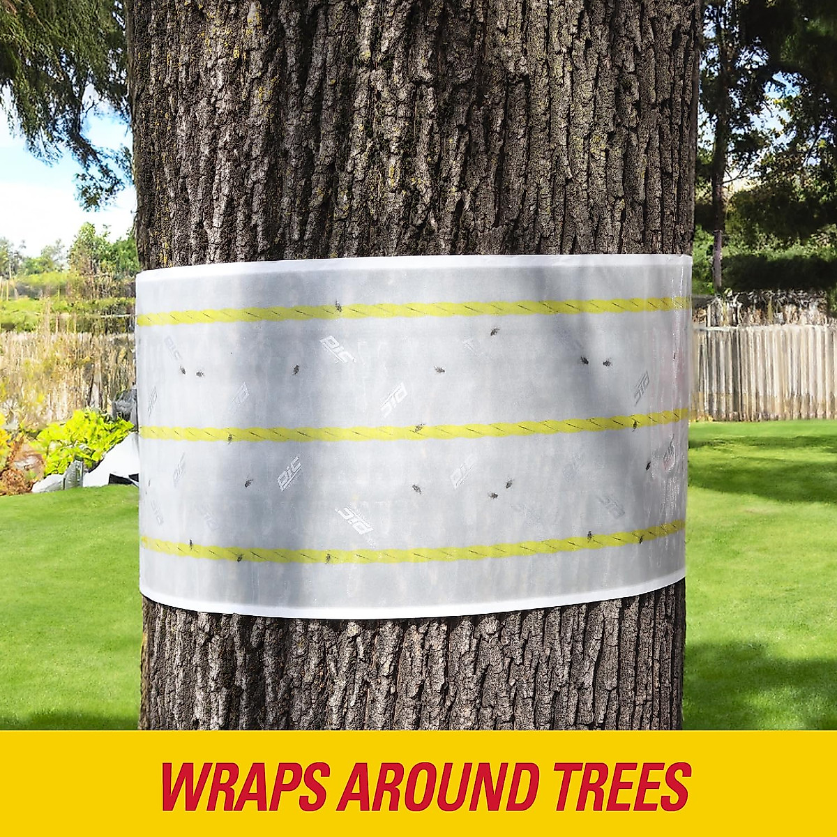 PIC Fly Ribbon XL - Large Fly Traps for Outdoors and Barns, 40FT Roll