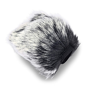 SUNMON Microphone Furry Windscreen Compatible with Shure A2WS,Muff Windshield Windjammer Deadcat for SM57 and 545 Series