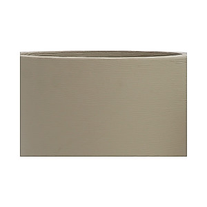 Tramontina Thai Plastic Planter, Beige, Diameter 50 x Height 67 cm, Weatherproof, Volume 84 litres