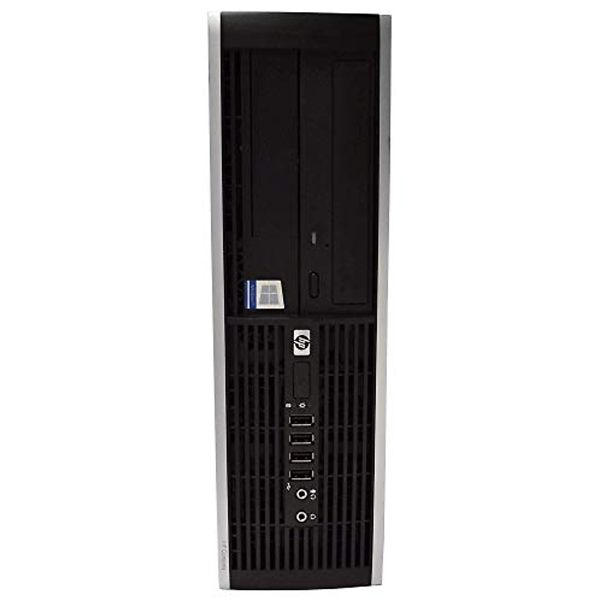 HP Elite Desktop Computer, Intel Core i5 3.2 GHz, 8 GB RAM, 500 GB HDD, Keyboard & Mouse, Wi-Fi, Dual 19 LCD Monitors (Brands Vary), DVD-ROM, Windows 10 (Renewed)
