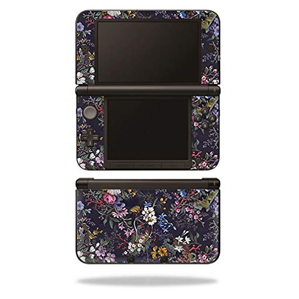 MightySkins Skin Compatible with Nintendo 3DS XL - Midnight Blossom | Protective, Durable, and Unique Vinyl Decal wrap Cover | Easy to Apply, Remove, and Change Styles | Made in The USA