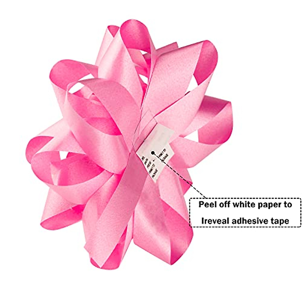 WRAPAHOLIC Pink Gift Bow Assortment (12 Bows) for Birthday, Wedding, Christmas, Baby Shower, Bridal Showers