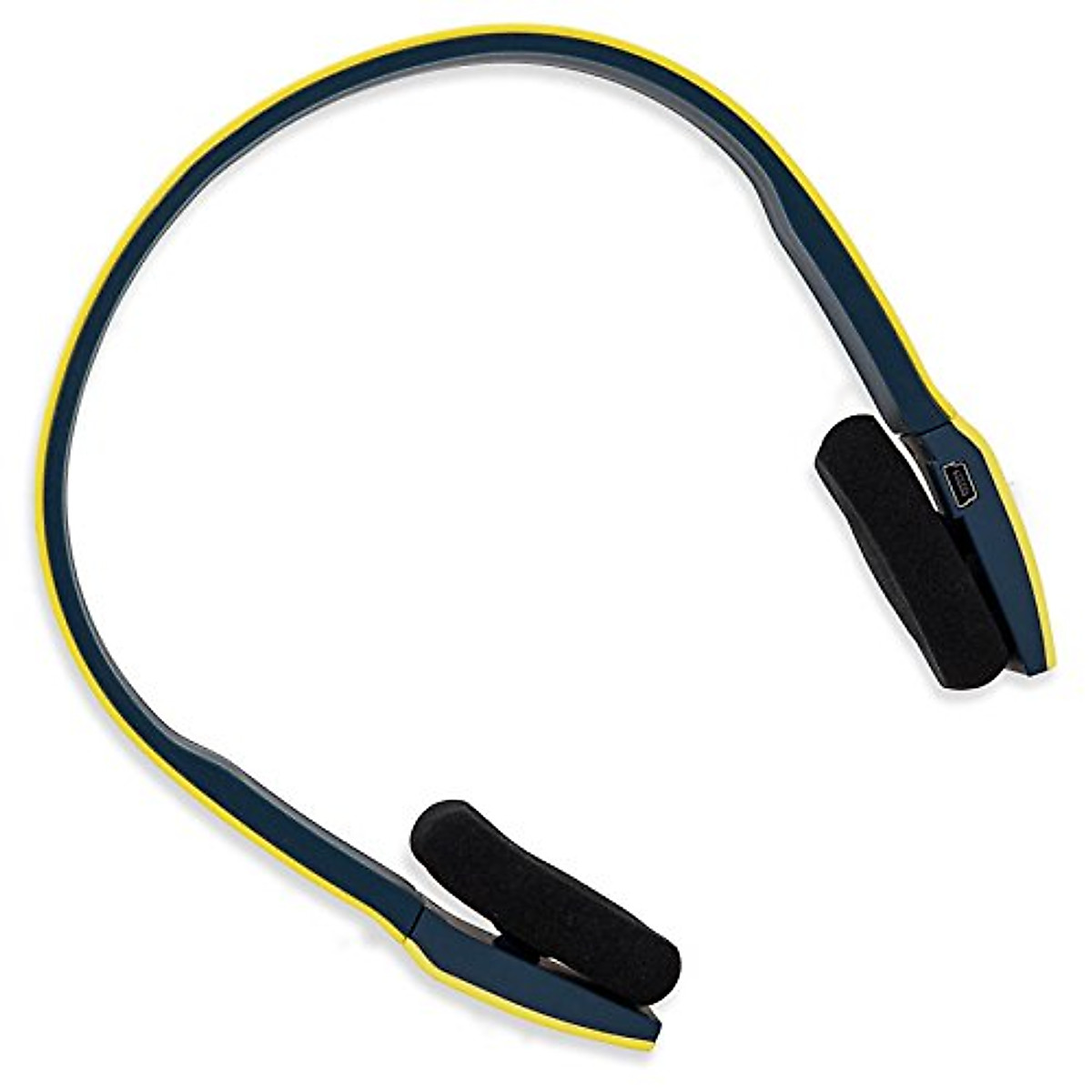 Syba CL-AUD23038 Bluetooth Wireless Stereo Headphones for Tablets, Smart Phones, Built-in Microphone, Yellow