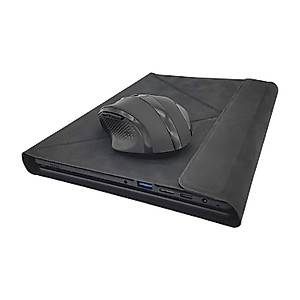 Hyundai HYtab Pro 10.1 Inch 2 in 1 Tablet Windows - FHD 1920 x 1200, Windows 10 Pro, 4GB RAM, 64GB Storage, Tablet with Keyboard Folio Case and Bluetooth Mouse, Black