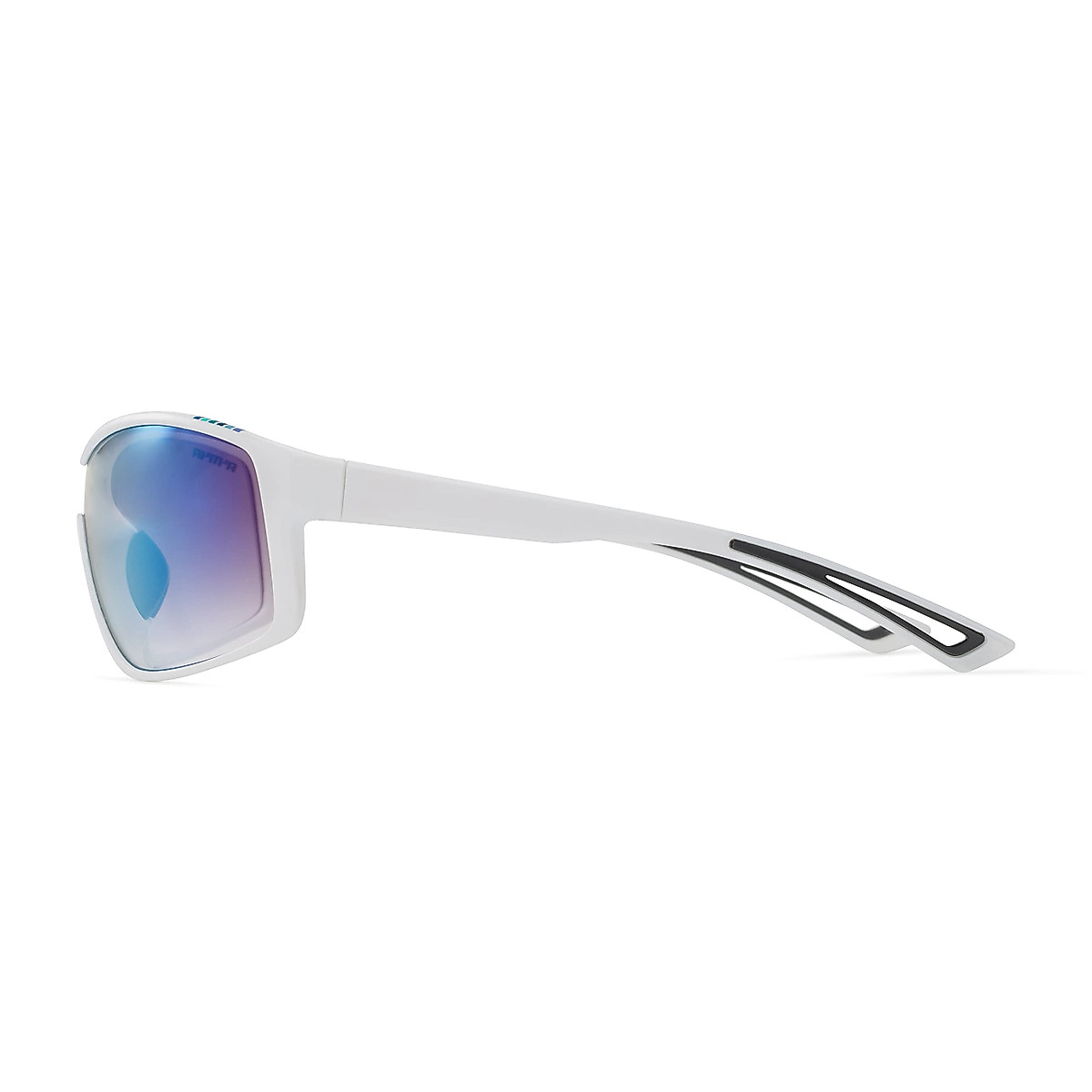 Foster Grant Sun Luv Embrace The Unknown Shield Sunglasses, Matte White, 55mm (10260197.COM)