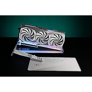 MSI Gaming GeForce RTX 4070 Ti 12GB GDRR6X 192-Bit HDMI/DP Nvlink Tri-Frozr 3 Ada Lovelace Architecture Graphics Card (RTX 4070 Ti Gaming X Trio White 12G)