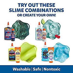 Elmer's All-Star Slime Kit, Includes Liquid Glue, Slime Activator, and Premade Slime, 9 Count