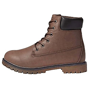 Lugz Men's Rucker Hi Fashion Boot, Dark Brown/Bark, 10.5 M US