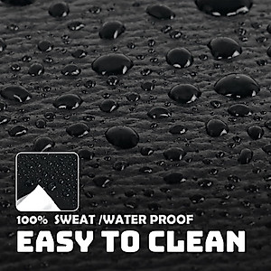 Peloton Bike Mat | 7.5mm Thickness, Exercise Bike Mat/Treadmill Mat for Hardwood Floors or Carpet, Non-Slip Sweat-Proof Exercise Equipment Mat for Bike Trainer/Stationary Spin Bike/Indoor Cycling