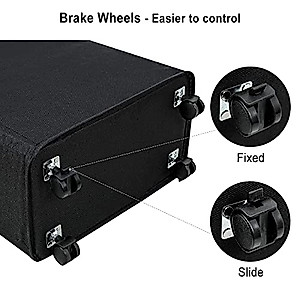 ZERO JET LAG 82L Large Laundry Basket Collapsible Fabric Laundry Hamper and 22in Rolling Slim Laundry Hamper Basket on Wheels