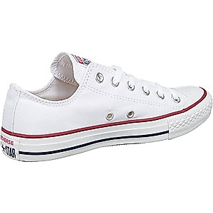 Converse Unisex Chuck Taylor All Star Low Top Optical White Sneakers - 5 B(M) US Women / 3 D(M) US Men