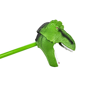 Safari Ltd. Green T-Rex Snapper - 18" Dinosaur Grabber Toy for Boys, Girls, and Kids Age 3+