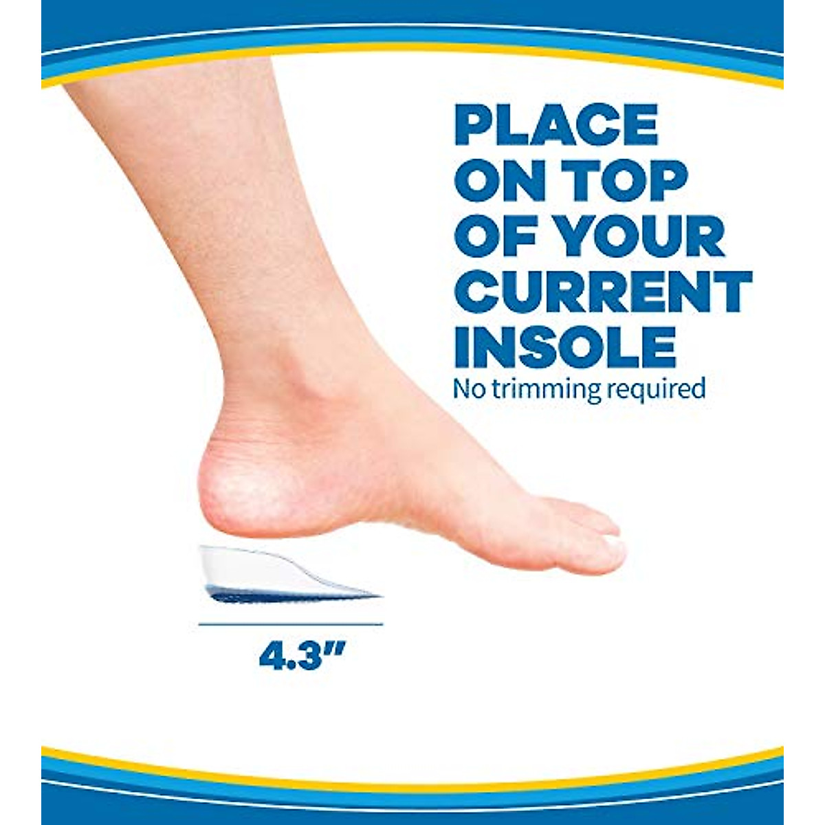 Dr. Scholl's Massaging Gel HEEL CUPS (One Size)// Absorb Shock All Day & Relieve Heel Pain