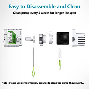 ORSDA Pet Water Fountain Replacement Pump F ilters - Compatible with All ORSDA/ZeePet Stainless Steel Dog and Cat Water Fountains