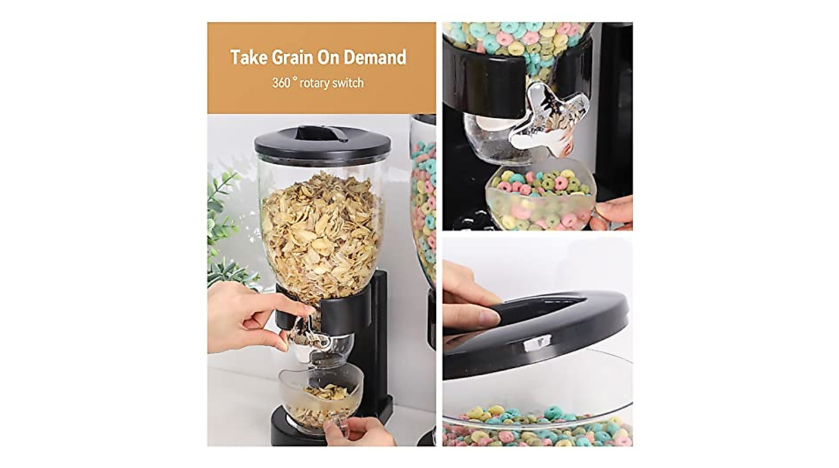 Qulable 3.5L Dry Food Dispenser - Keep Food Fresh