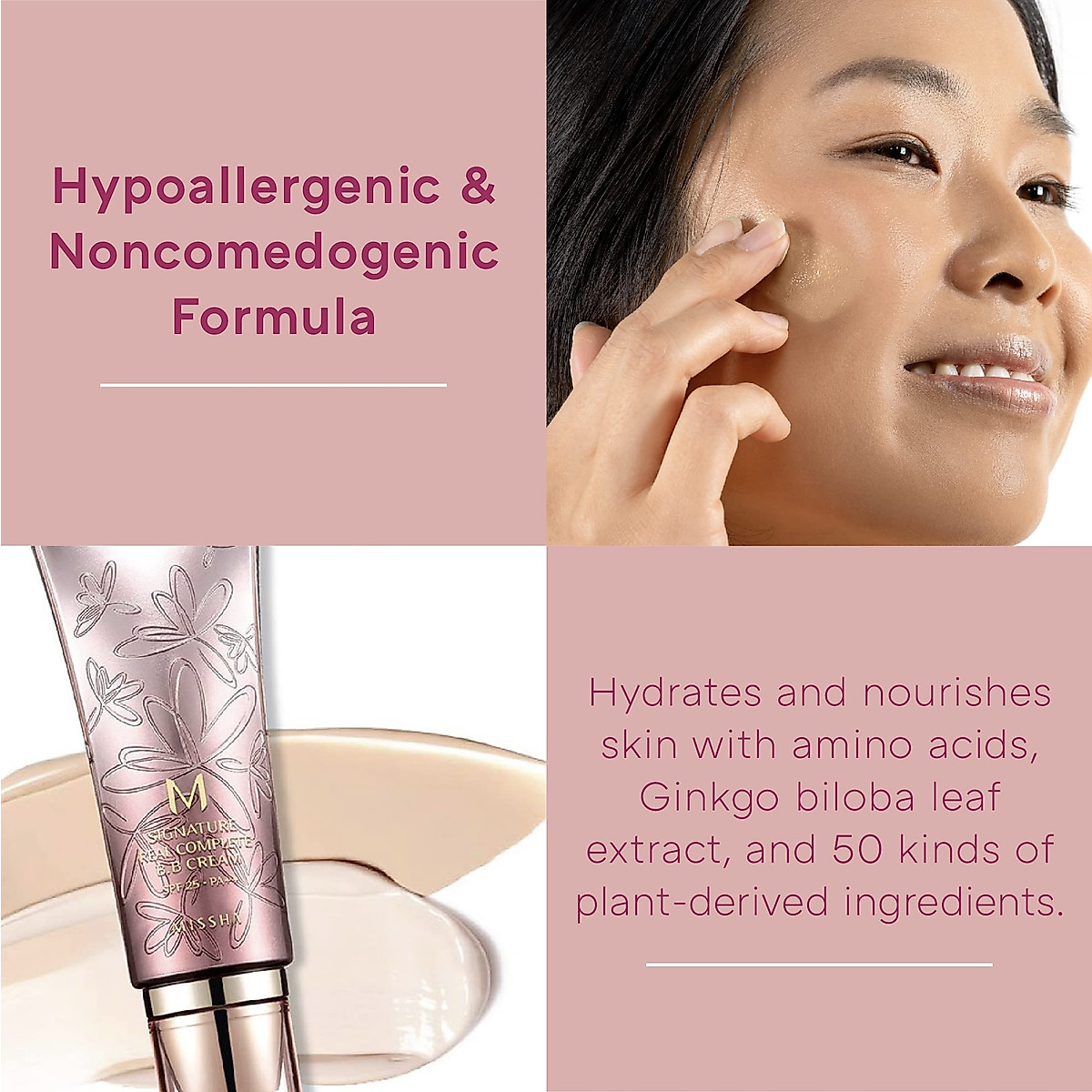 Missha M Signature Real Complete Bb Cream Spf25 Pa++ No.23 Natural Yellow Beige