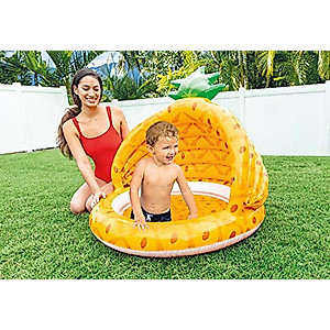 Intex Pineapple Baby Pool, 40in x 37in, for Ages 1-3