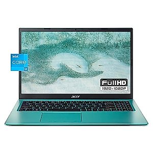 acer Aspire 3 Slim Essential Laptop, 15.6" Full HD Display, 20GB RAM, 1TB SSD Storage, Intel Core i3 Processor, Rj-45 Ethernet, HD Webcam, HDMI, Long Battery Life, Windows 11, Teal, w/GM Accessory