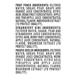 Capri Sun Fruit Punch, Strawberry Kiwi and Pacific Cooler Flavored Juice Drink Blend Variety Pack, 30 ct Box, 6 fl oz Pouches