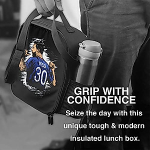 Paris Psg #30 Messi 2021 Meal Bag Insulated Lunch Bag Waterproof Reusable Lunch Box Ice Packs For Lunch Bags
