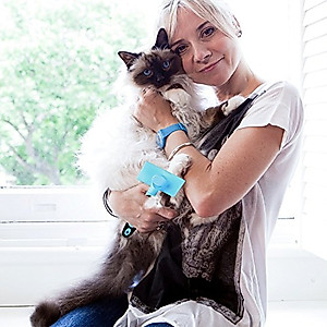 Dog Brush: DakPets Dog Grooming Brush Removes Loose Fur From The Undercoat As Well As Mats & Tangles. Use On All Dogs & Cats. Our Self Cleaning Functi