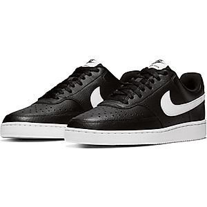 Nike Men's Court Vision Low Sneaker, Black/White-Photon Dust, 8 Regular US