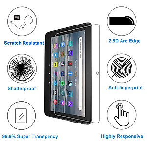 KXOYJAD 2 Pack Screen Protector for 7 2022 Kids 7” Tablet, Tempered Glass Film
