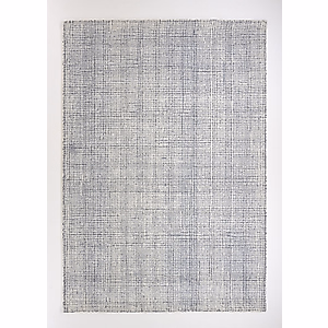 Restoration and Renovation New Hand Made Area Rug Multi Design 100% Imporated Blended Area Rug (Indigo/Blue, 7X9 FT)