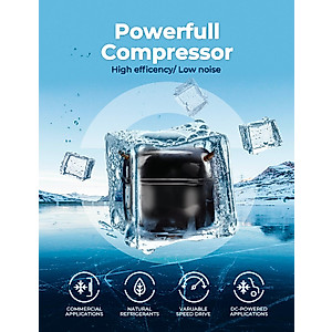 22" Commercial Ice Maker Machine 450LBS/24H with 250LBS Storage Bin, Powerfull Compressor, 182 Full Cube Ice Ready in 8-15 min, Air Cooled, Industrial Ice Machine for Business