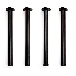Regency Kitt Post Table Legs, Set of 4, Black