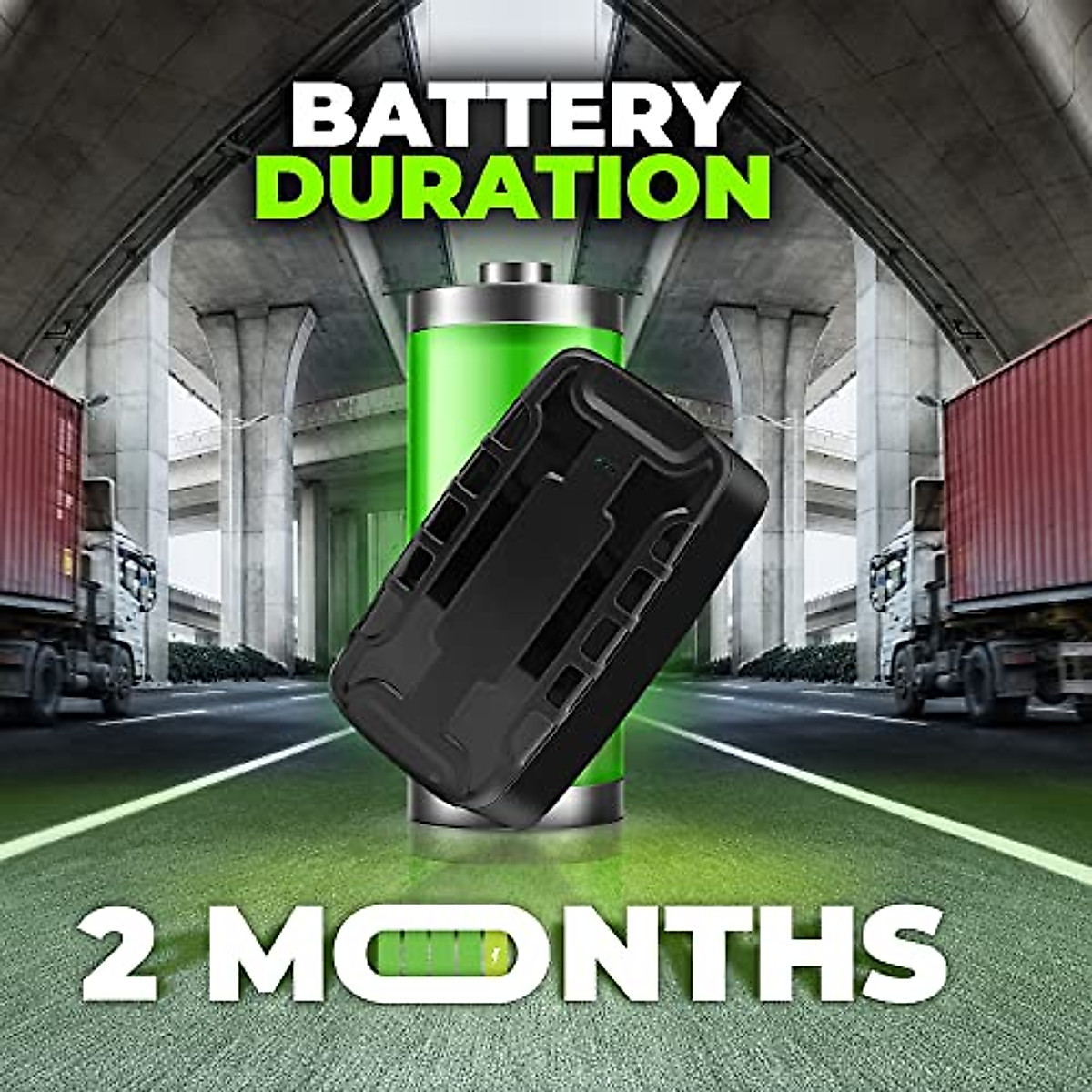 Magnetic GPS Tracker for Vehicles | Real-Time Car and Asset Tracking | Rechargeable Long-Life Battery (2-7 Months) | Global Coverage | Ideal for Teens, Elderly and Fleet Monitoring | Software Included