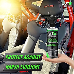 Sprayable Leather Cleaner & Conditioner, Protector for Car Interior Apparel Furniture Auto Interiors Car Seats Steering Wheel (Works on Natural, Synthetic, Pleather, Faux Leather and More) (16 Fl Oz)