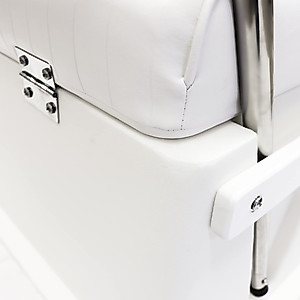 Wise 8WD437SS-784 Offshore Swingback Cooler/Storage Seat, 62 Quart, Brite White