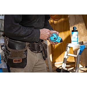 OX TOOLS Trade Heavy Duty Chalk Reel | 100ft / 30m | Small Chalk Line | Straight Line Reel | Thin Line Chalk Reel OX-T020830