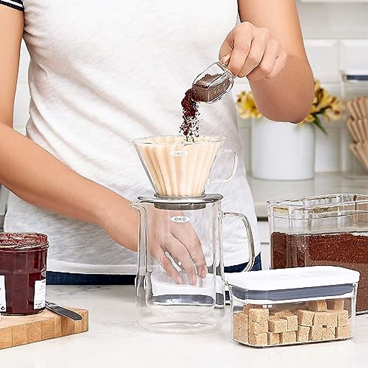 OXO Good Grips POP Container Coffee Scoop, Clear