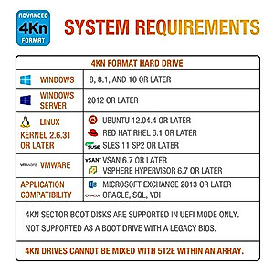 Seagate Exos 7E8 Enterprise Capacity 3.5 HDD 8TB 7200 RPM SATA 6Gb/s 4Kn 256MB Cache 3.5-Inch Enterprise Hard Disk Drive ST8000NM0045 (Renewed)