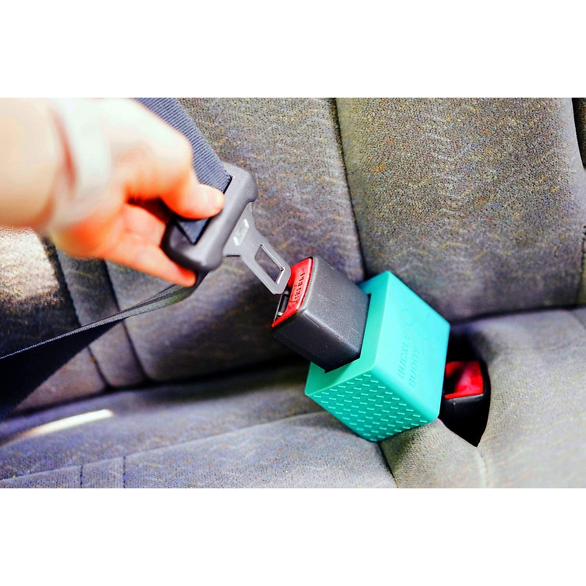 Seat Belt Buckle Holder Cover for Kids - Build Confidence They Can Do Their Own Seatbelt and Remove All Frustrations When Setting Off!…