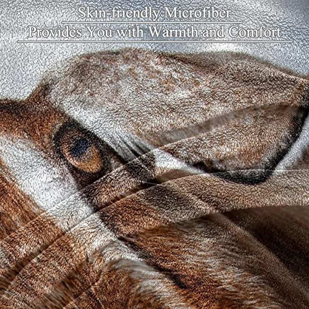 Throw Blanket Lightweight Microfiber Fleece Blanket,Goats,Soft Cozy 59.0x78.7 Bed Blankets