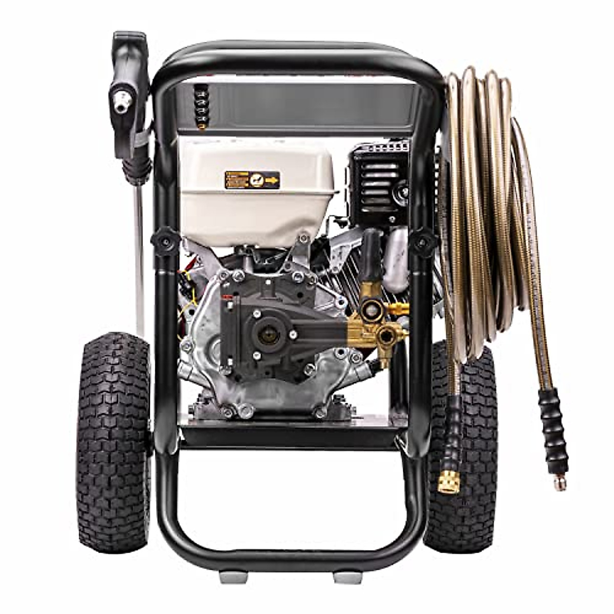 SIMPSON Cleaning PS60869 PowerShot 4000 PSI Gas Pressure Washer, 3.5 GPM AAA Triplex Pump, Honda GX270 Engine, Includes Spray Gun, Wand, 5 QC Nozzle Tips, 3/8-inch x 50-Foot Monster Hose, 49-State