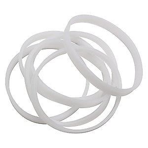 (6 PCS) Ninja Blender Rubber Gaskets Fit for Model BL480 BL680 BL910 CT680 BL455, BL455-30, BL580, 1000W White Replace for Nutri Blender