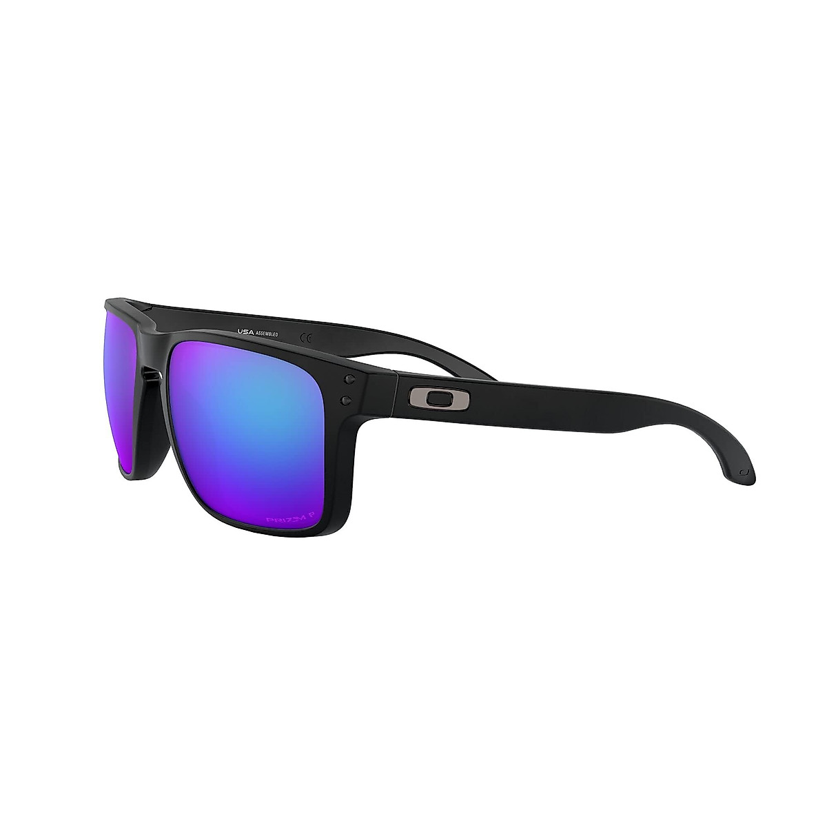 Oakley Men's OO9417 Holbrook XL Square Sunglasses, Matte Black/Prizm Sapphire Iridium Polarized, 59 mm
