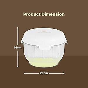 [Bear Greeks] Gguduck Maker 1.7L, Whey Strainer 1.7Qt, Greek yogurt maker, Whey Separator