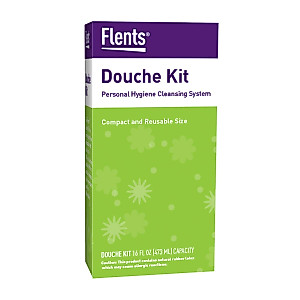 Flents Douche Kit, Compact, Reusable, Great for Travel, 16 fl oz Capacity